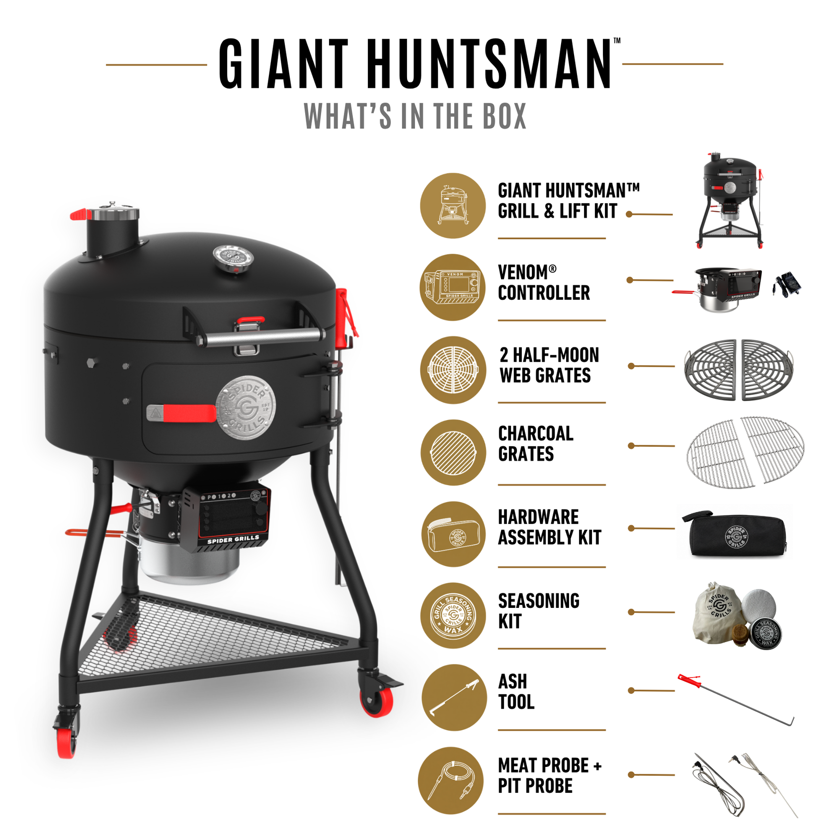 Giant Huntsman™ – Spider Grills